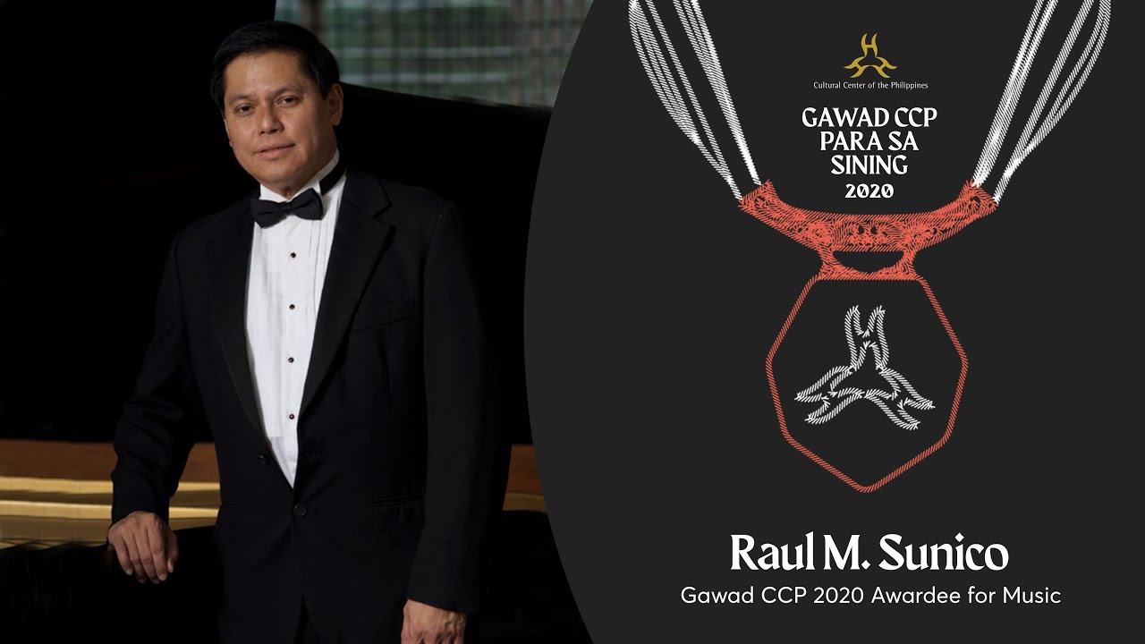 Raul M. Sunico, 2020 Gawad CCP Para Sa Sining, Music - YouTube