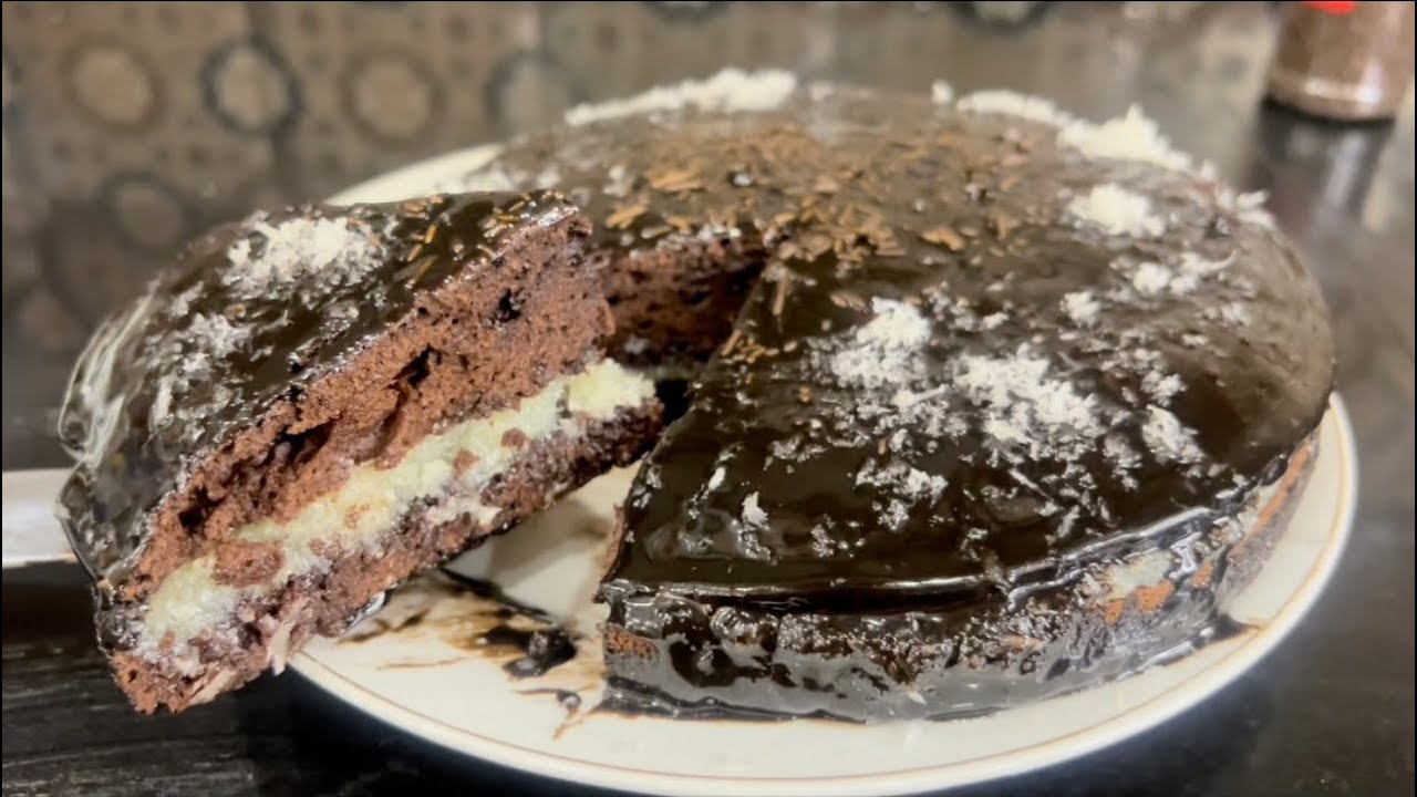 Chocolate Bounty Cake/delicious chocolate coconut cake recipe/chocolate ...