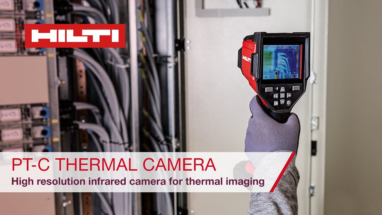 Hilti PT-C High Resolution Thermal Camera - Features and Benefits - YouTube