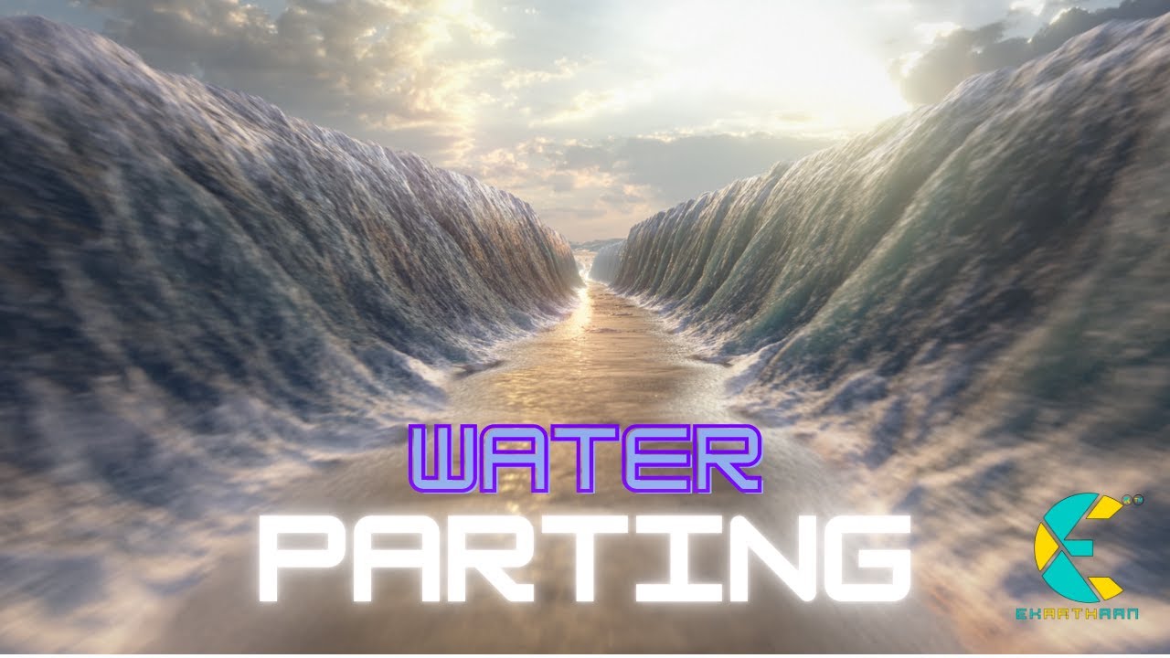 Mind-Blowing 3D Animation: Epic Water Parting & Fluid Simulation Scene ...