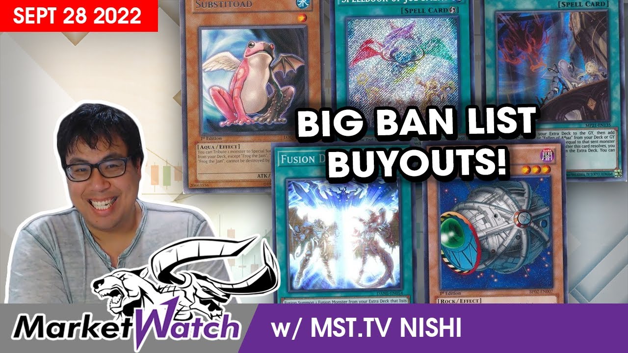 Big Ban List Leads to Big Buyouts! Yu-Gi-Oh! Market Watch September 28 ...
