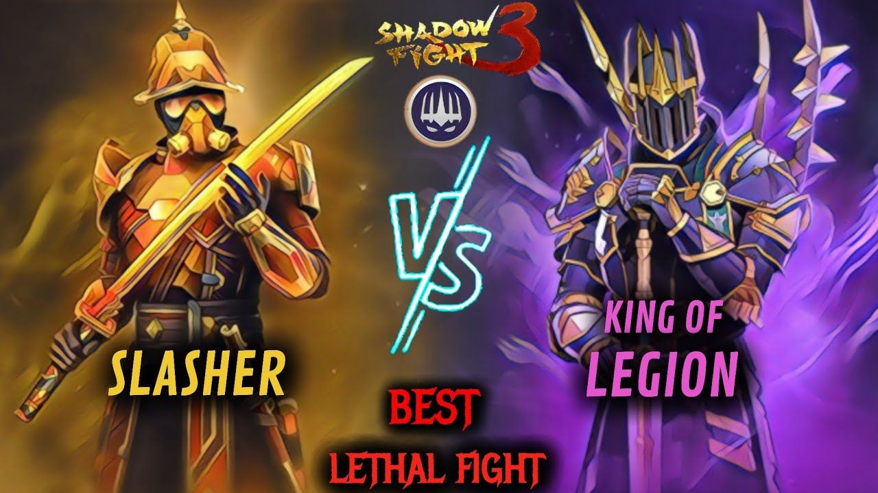 'SLASHER' vs 'KING OF LEGION' 🤯💥 || shadow fight 3 || event fight ...