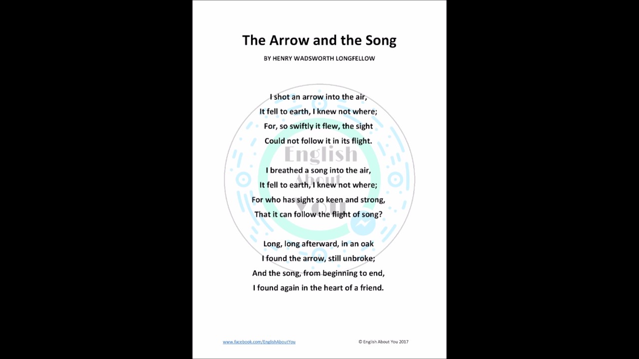 The Arrow and the Song - learn English pronunciation - YouTube