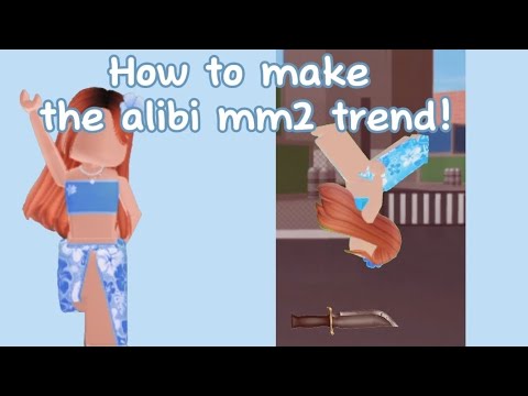 How to make the alibi mm2 edit! (full tutorial) - YouTube
