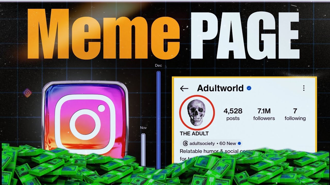 "How to Turn Your Meme Page Into a Money-Making Machine" - YouTube