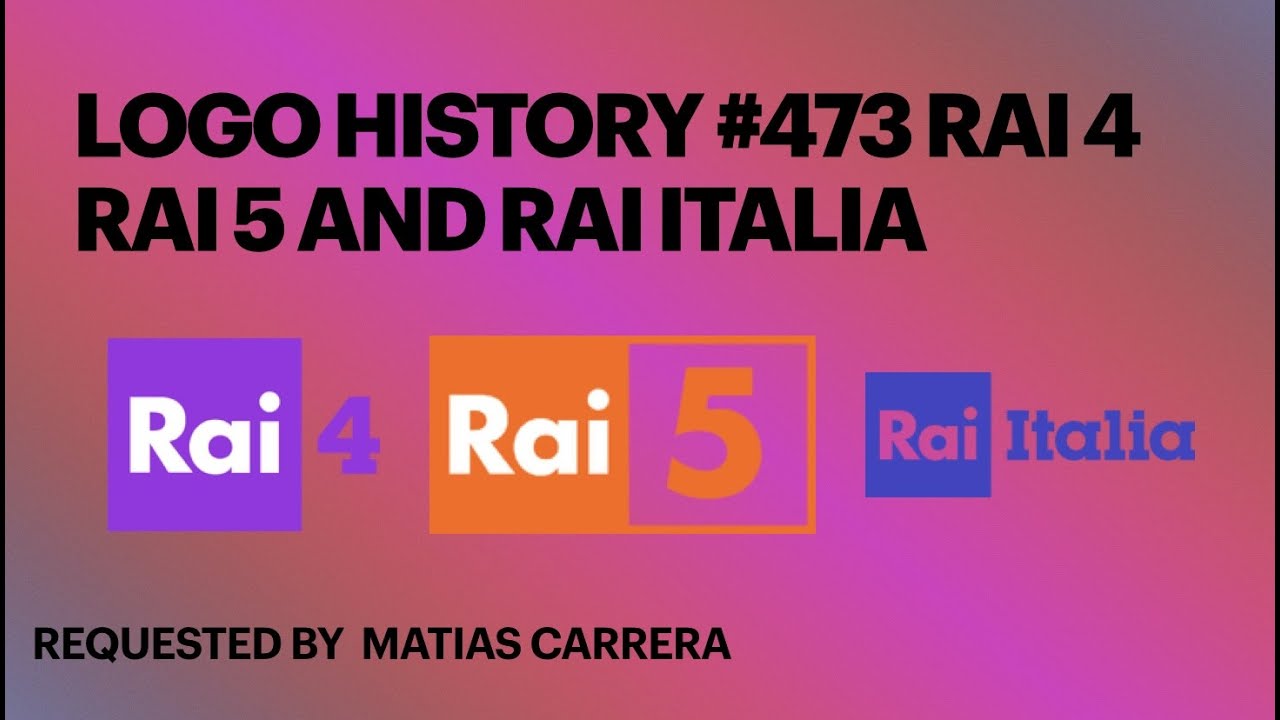 Logo History #473 Rai 4 Rai 5 and Rai Italia - YouTube