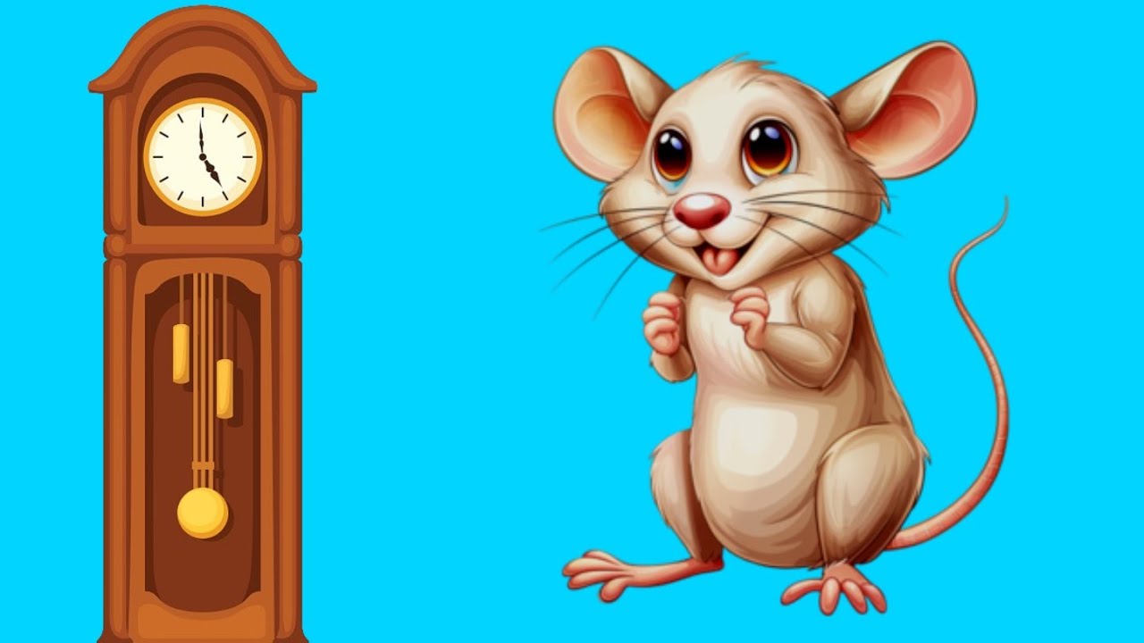 Hickory Dickory Dock Mouse Song-435 | Nursery Rhymes & Kids Songs ...
