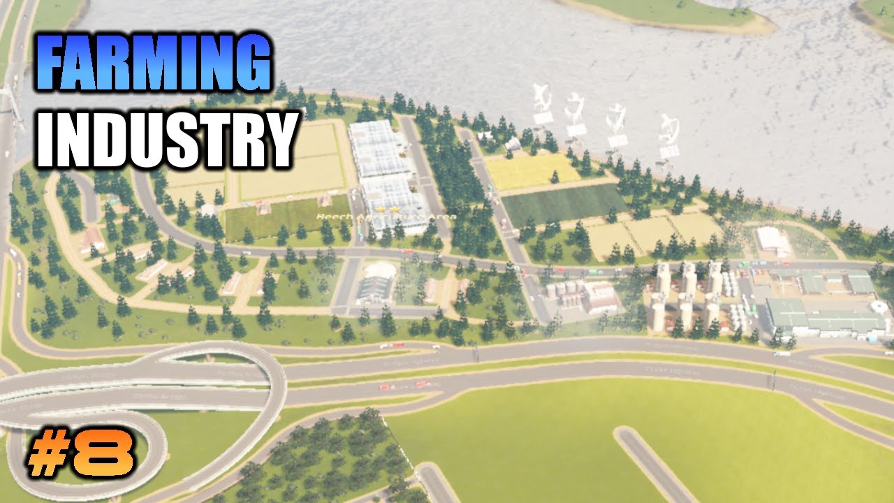 Building a Great Farming Industry Area | Ruberd Cities Skylines - YouTube