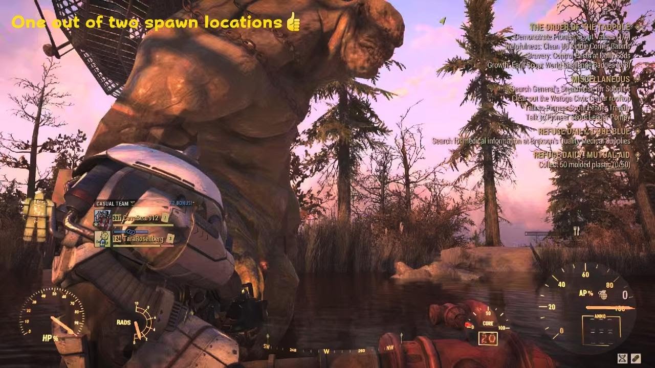 Fallout 76 Behemoth location one👍 - YouTube
