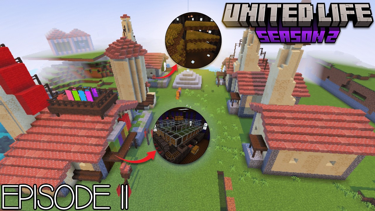 I Expanded my Minecraft Zelda-Themed Village! (United Life SMP S2 Ep ...