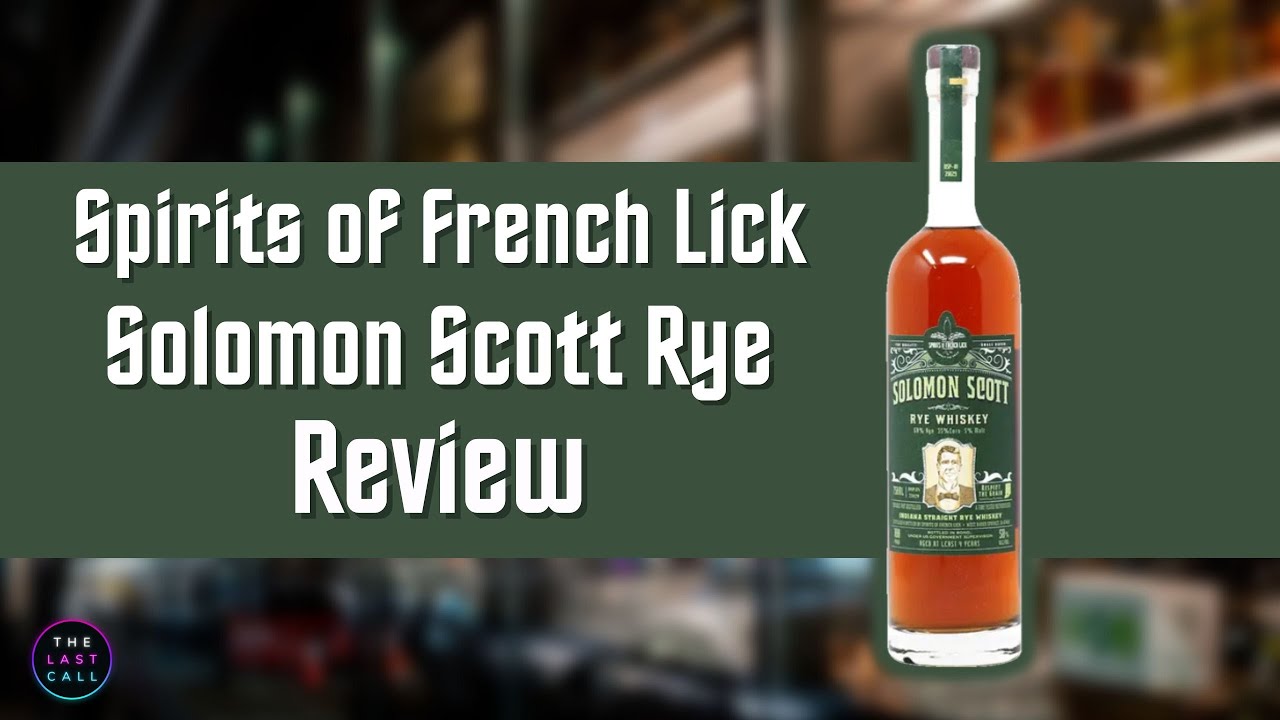 Spirits of French Lick Solomon Scott Rye Whiskey Review! - YouTube