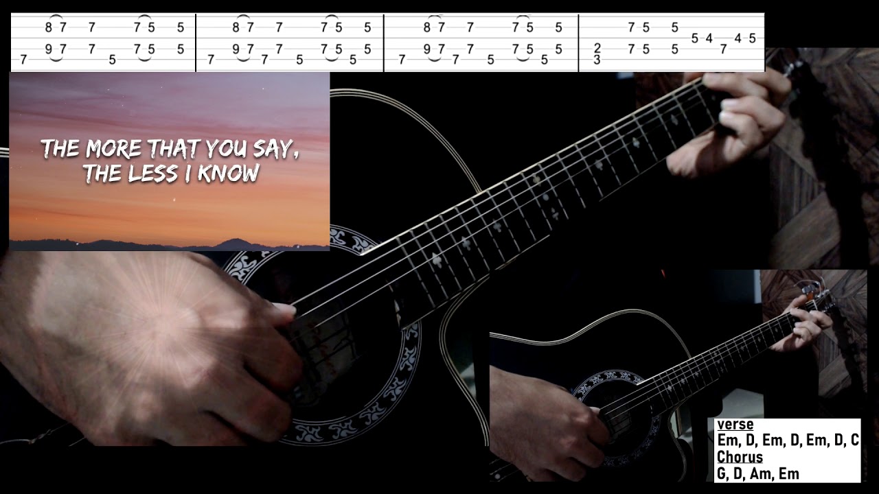 Taylor Swift - Willow (guitar cover) + Tab - YouTube