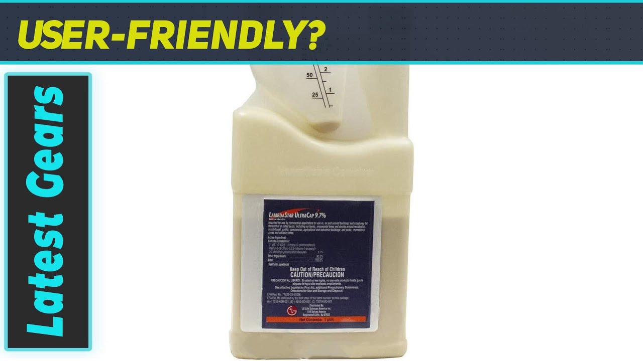 LGLU016 LambdaStar UltraCap: Most Effective Insecticide? - YouTube
