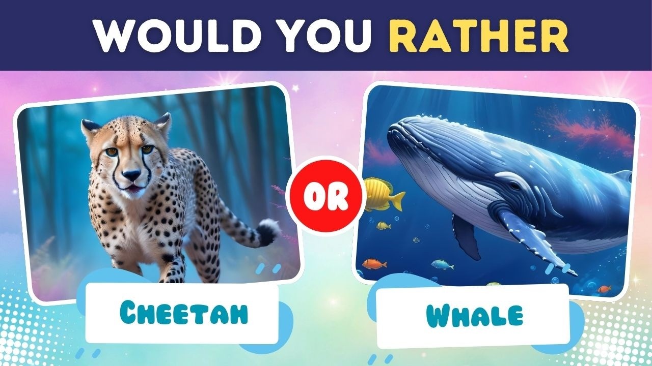Would You Rather...? Animal Edition 🦁🐈🐂| BB Fun Quiz - YouTube