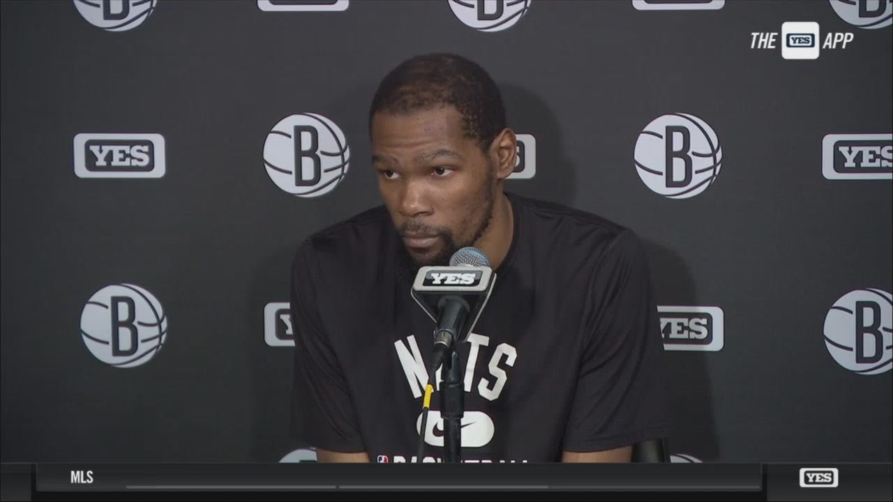 Kevin Durant Postgame Interview | Brooklyn Nets lose to Atlanta Hawks ...