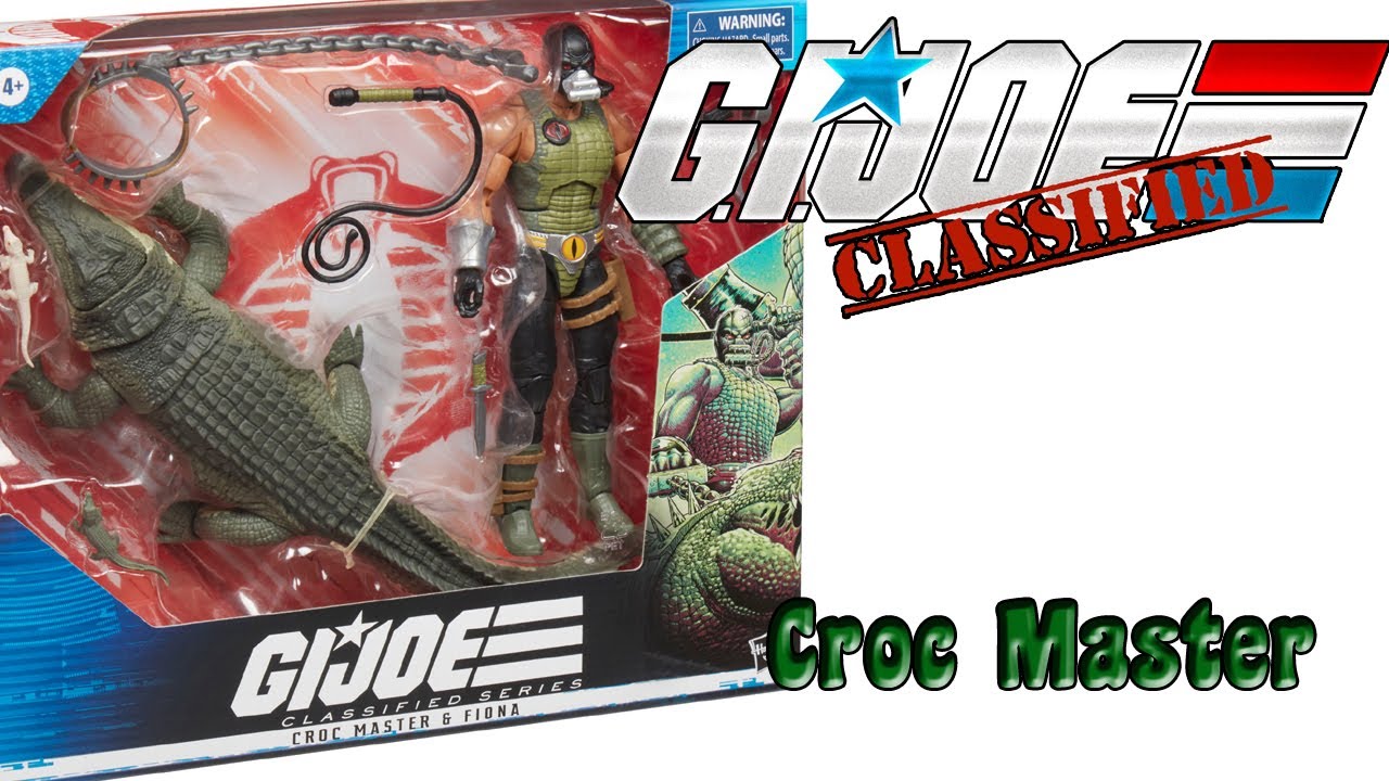 GI Joe Classified Croc Master Reviewed - YouTube