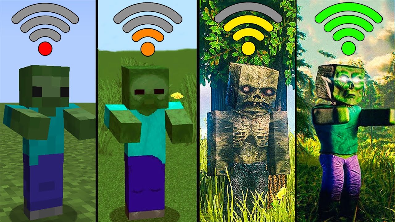 Physics with different Wi-Fi in Minecraft - compilation - YouTube