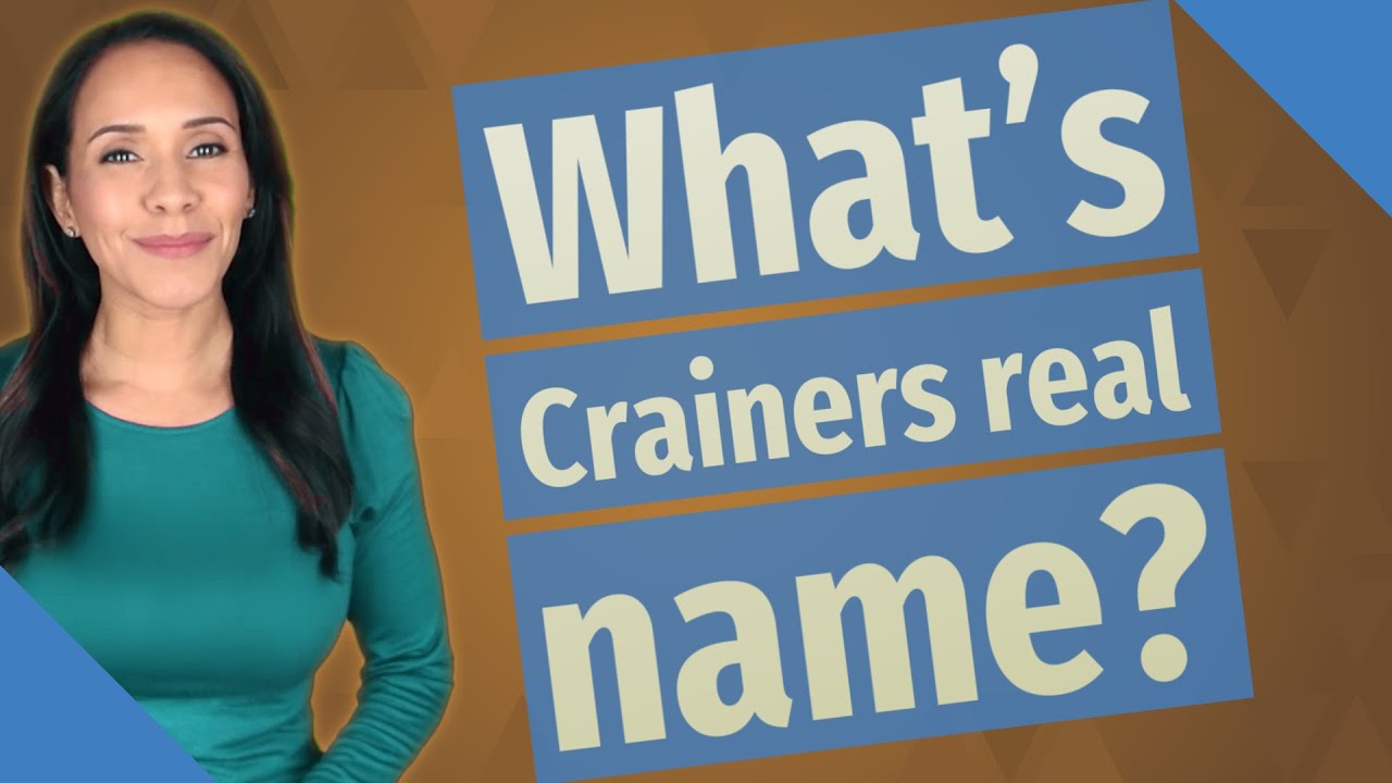 What's Crainers real name? - YouTube