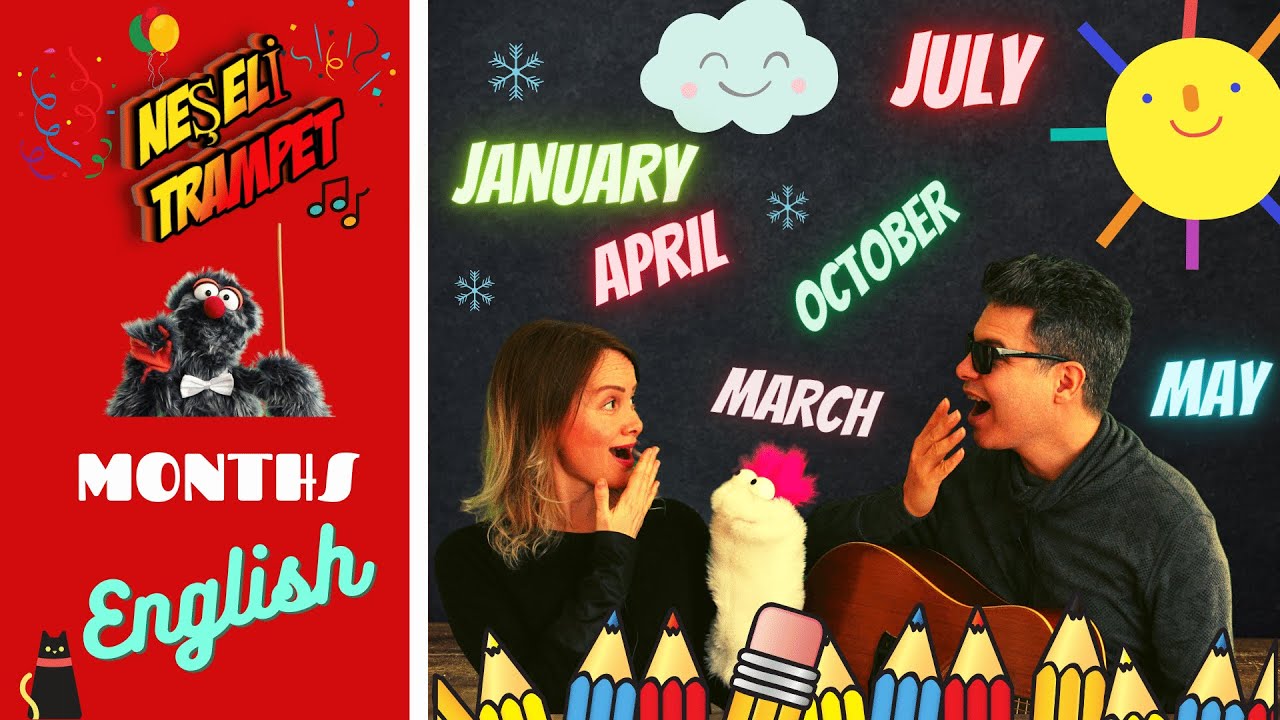 İNGİLİZCE AYLAR | MONTHS OF YEAR SONG FOR KIDS | İNGİLİZCE ÇOCUK ...