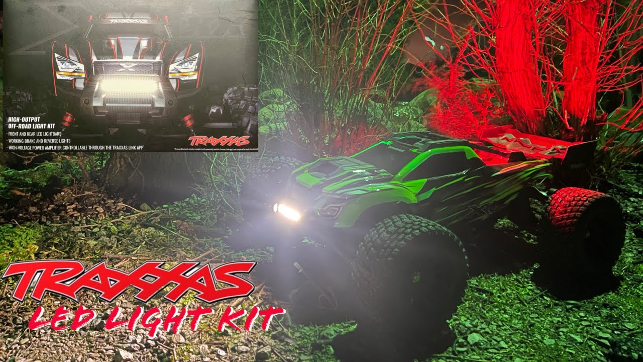 TRAXXAS XRT - LED light kit - FULL INSTALL! - YouTube