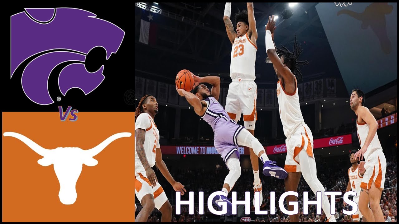 Kansas State vs Texas Full Game Highlights | NCAA Men's College ...