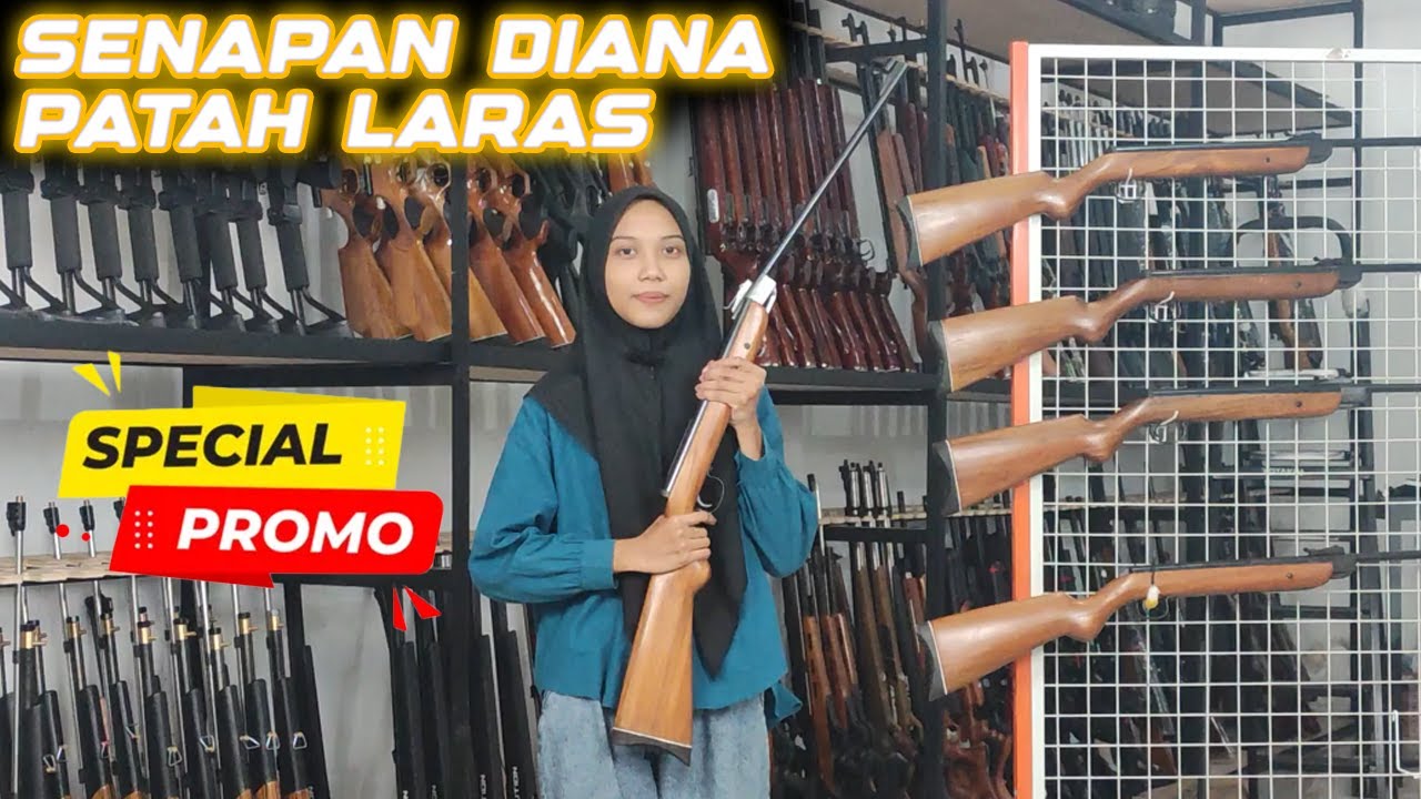 [ PROMO ] SENAPAN ANGIN DIANA 27 PATAH LARAS TERBARU | SENAPAN ANGIN ...