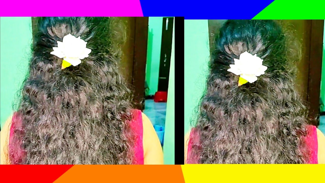 1Min Easy Open Hairstyle For Curly Hair🌸🌸|Easy Everyday Look For ...