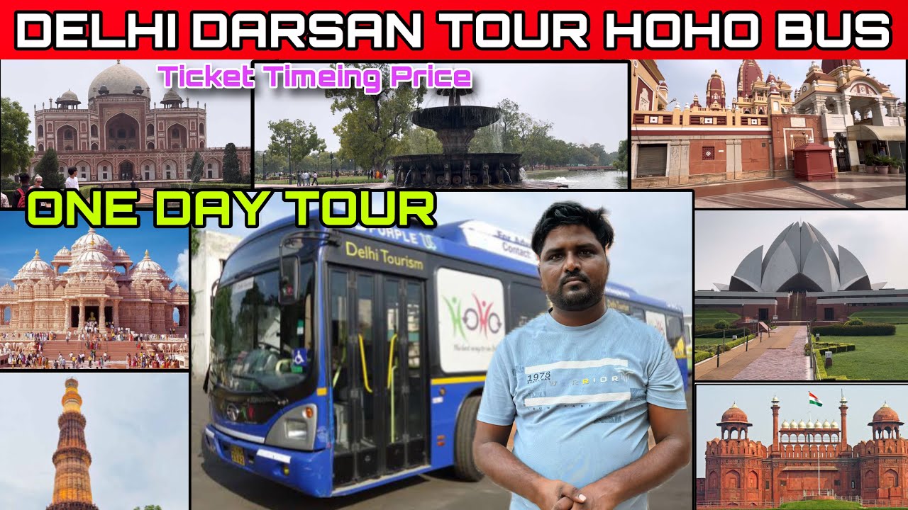 Delhi darsan bus tour | Hoho bus delhi darsan bus booking delhi darsan ...