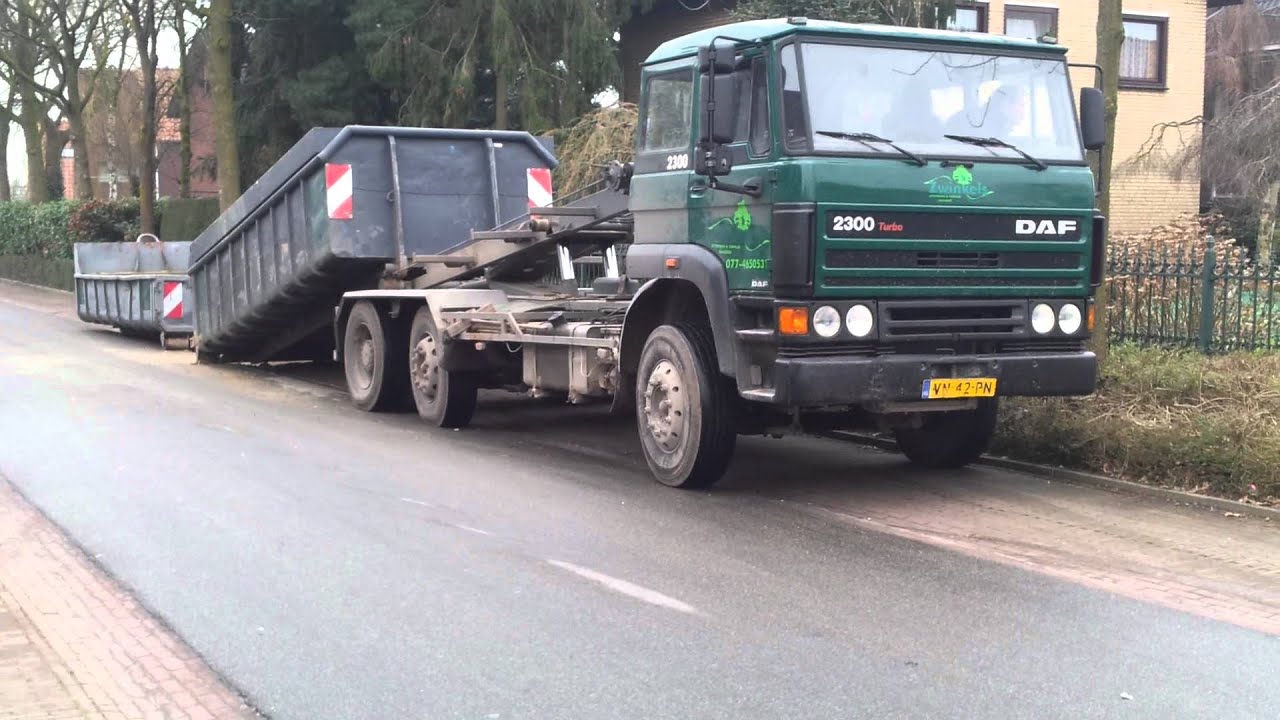 Container laden die aan de zware kant is - YouTube