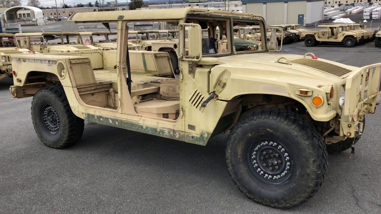 1995 AM General M1025A2, 4 X 4, 1 ton ARMT CAR, utility truck. S/N ...