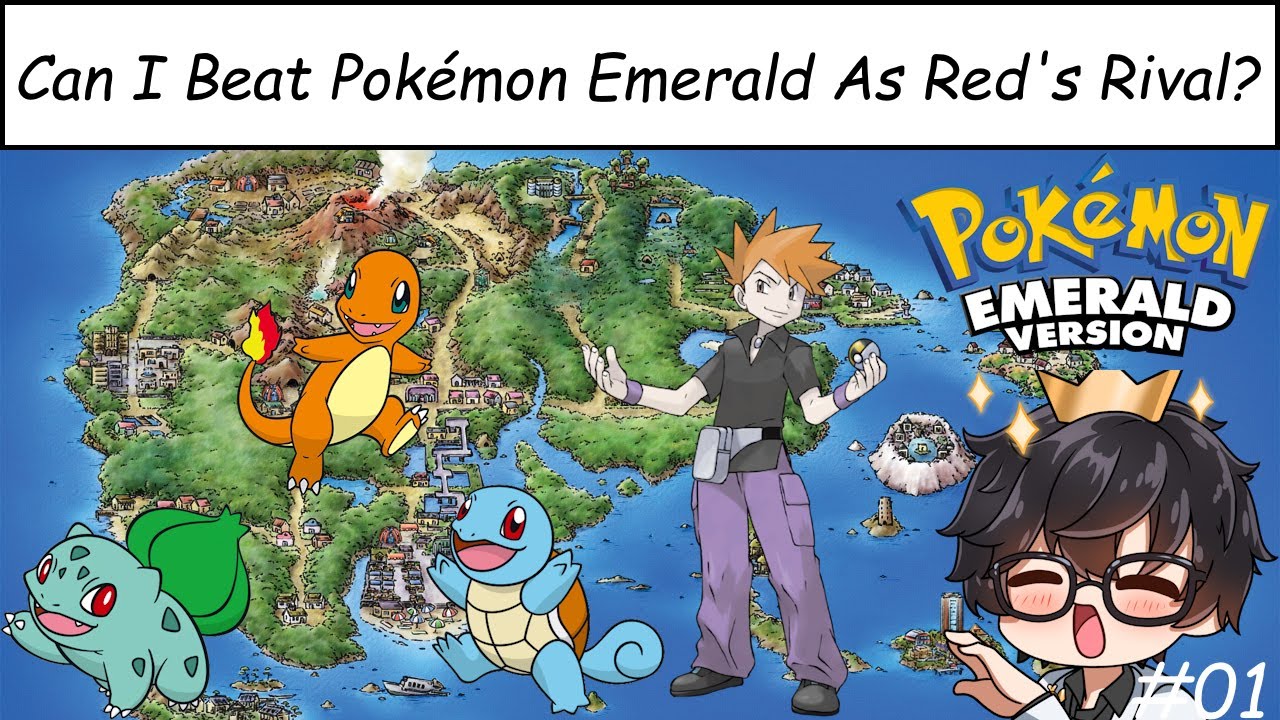 Is His Name Blue Or Green? - Can I Beat Pokémon Emerald As Red's Rival ...