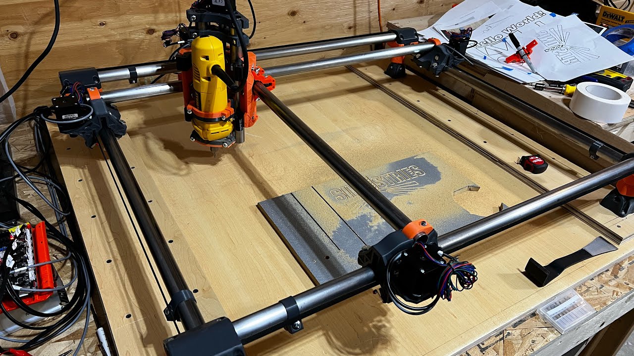 MPCNC First cuts - YouTube