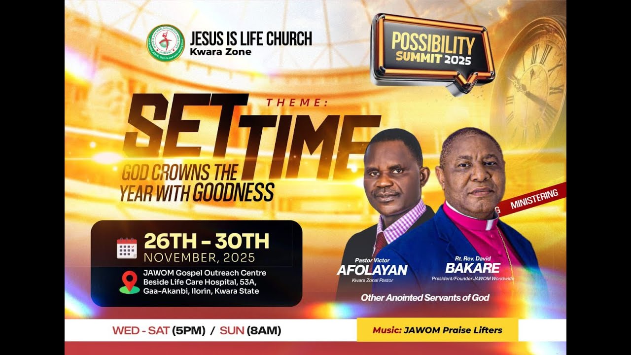 Ilorin Possibility Summit 2025 (Day 3) - YouTube