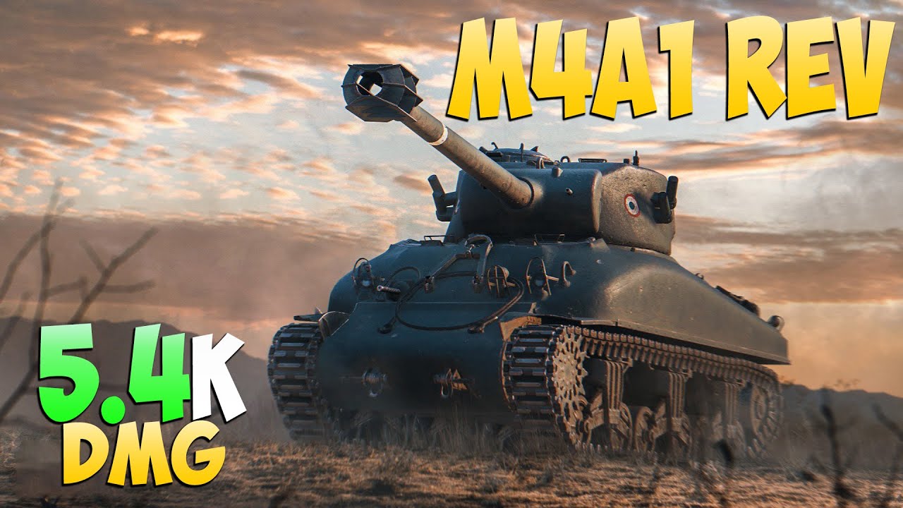 M4A1 Rev - 8 Kills 5.4K DMG - That also happens! - World Of Tanks - YouTube