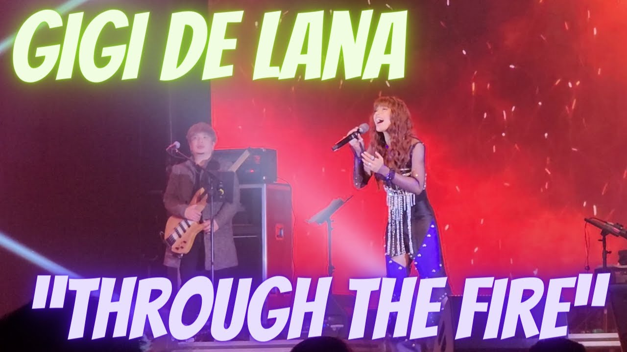 Gigi de Lana performs "Through the Fire" Live in Toronto Canada. - YouTube