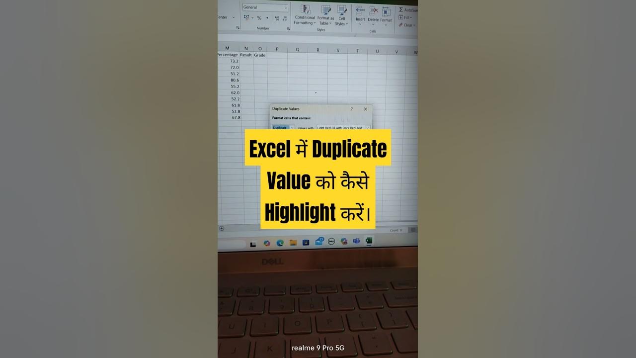 Excel Me Duplicate Value Ko Kaise Highlight Kare!!#shorts #ytshorts #excel #bhagattechs - YouTube