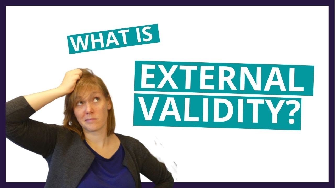 What is external validity? - mini epidemiology tutorial - YouTube