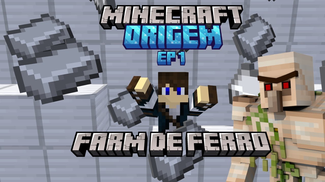 Farm de Ferro INFINITA no Minecraft Origem - Episódio #1: Início ÉPICO ...
