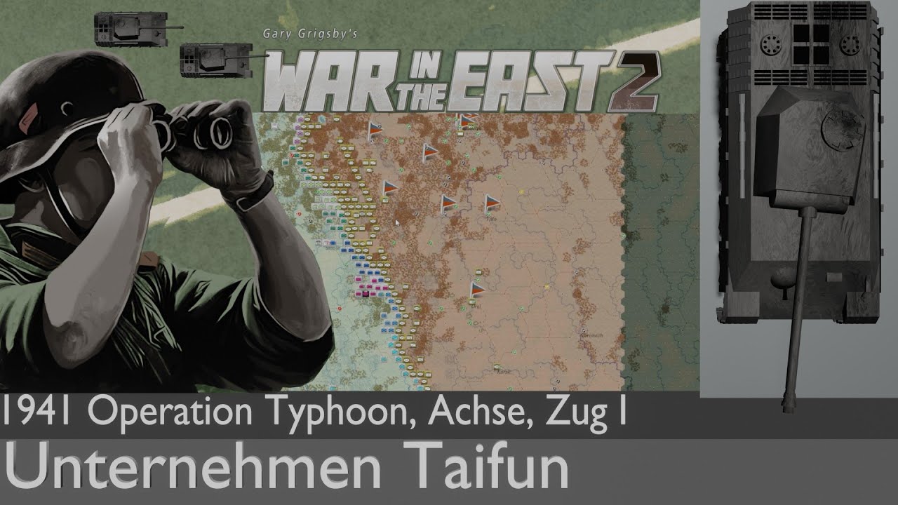War in the East 2, Unternehmen Taifun, 1941 Operation Typhoon, Zug 01 ...