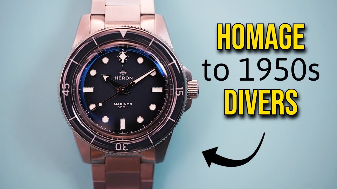 An Homage to the Original Dive Watches from the 1950s - The Heron ...