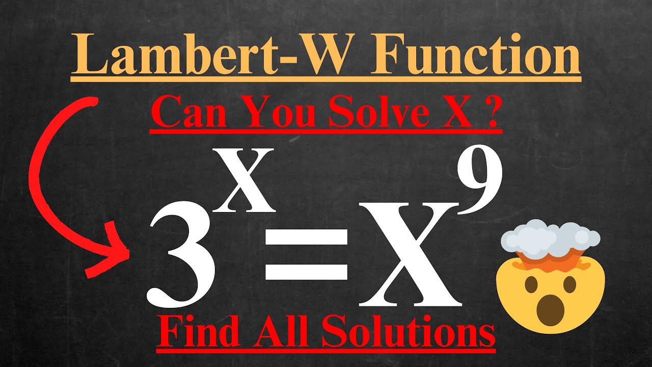 Mind-Blowing Math Olympiad Algebraic Exponential Equation-Can You Find ...