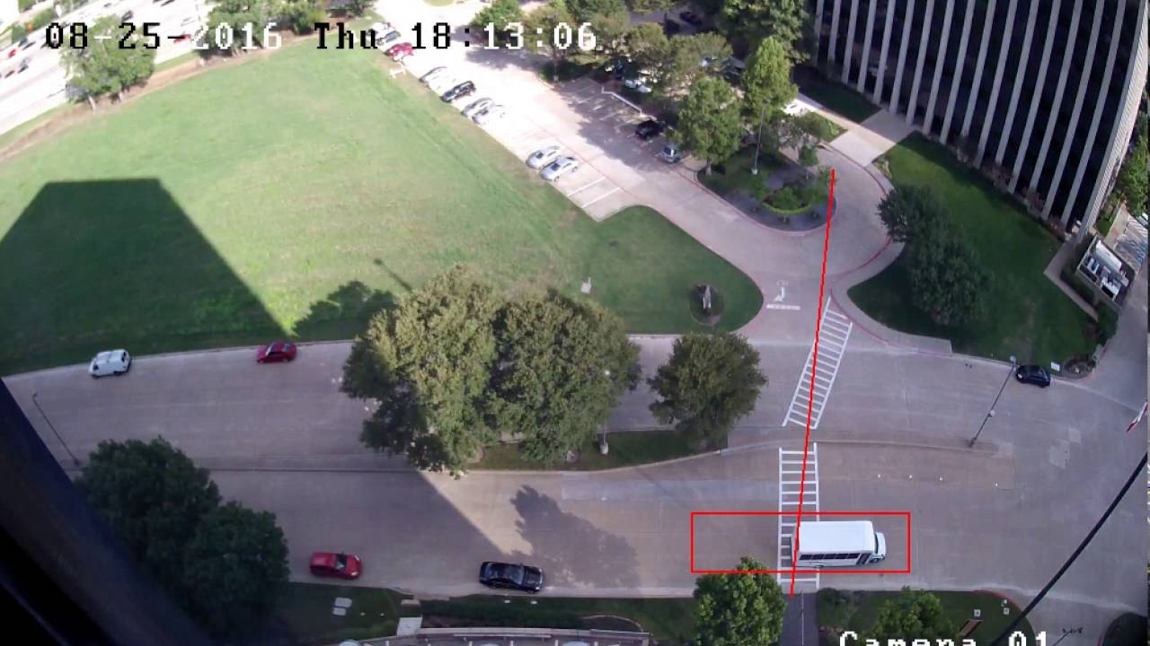 Hinovision IP Camera VCA (Driveway Line Crossing III) - YouTube