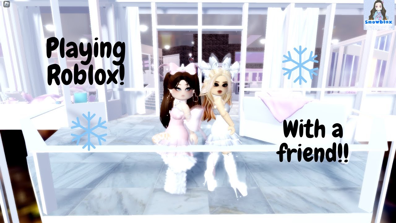 Playing Roblox, with a Friend!! c: - YouTube