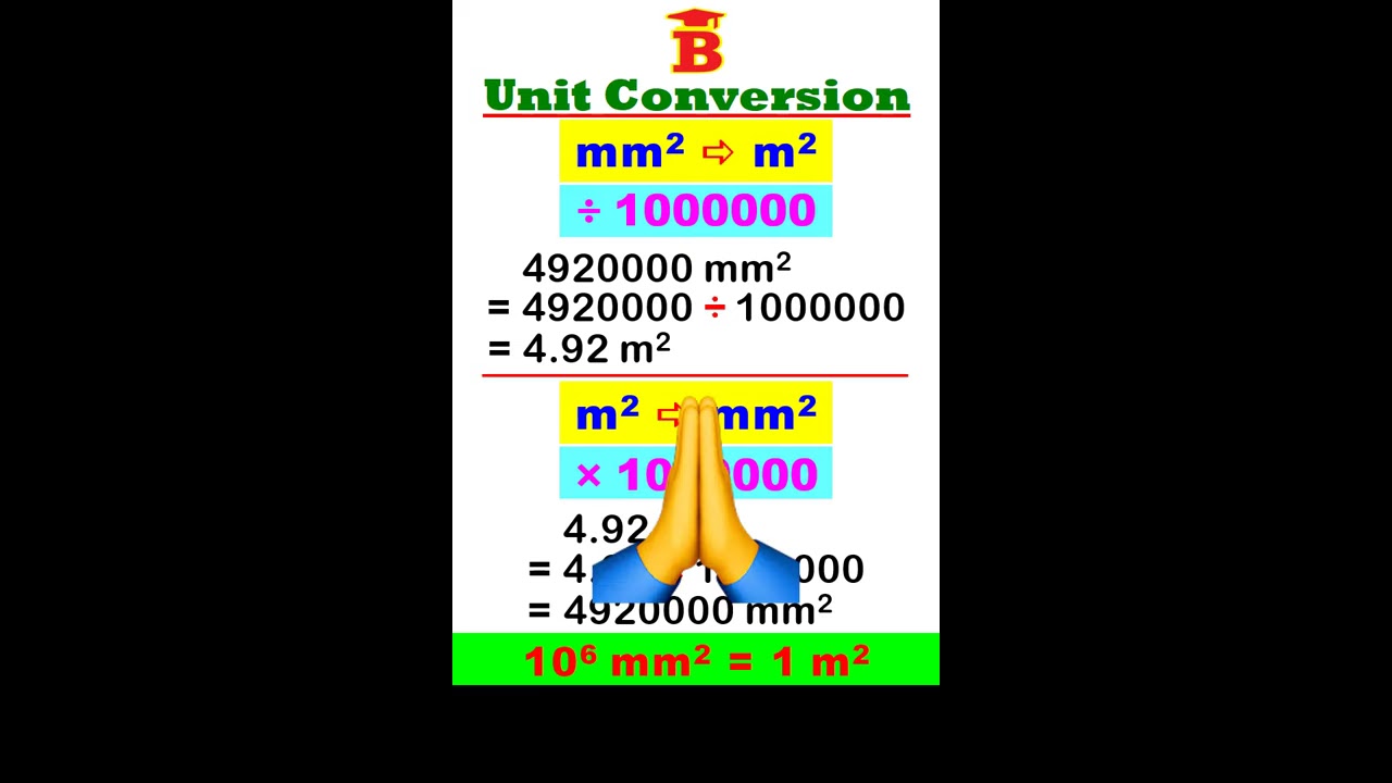 Sq mm To Sq m Sq m To Sq mm Conversion YouTube Sq mm To Sq m Sq m To Sq mm Conversion YouTube