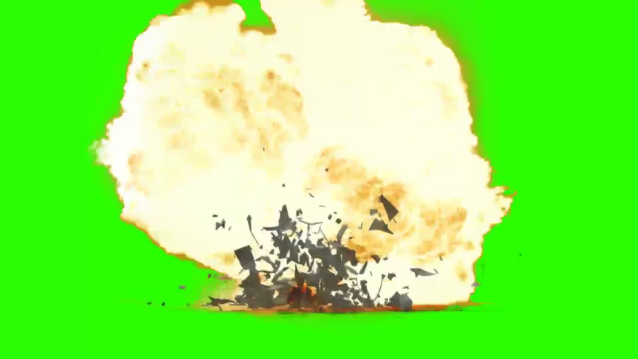explosion Fond Vert Green screen explosion - YouTube