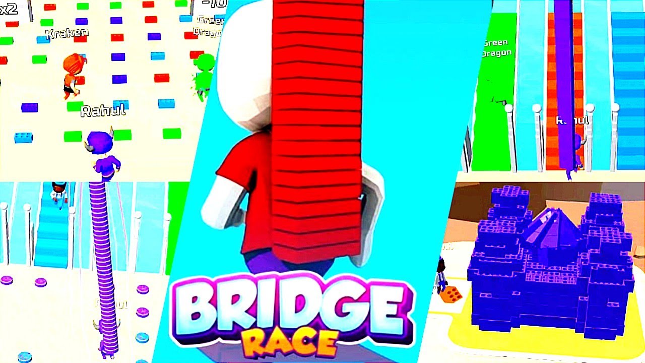 BRIDGE RACE GAMEPLAY - YouTube