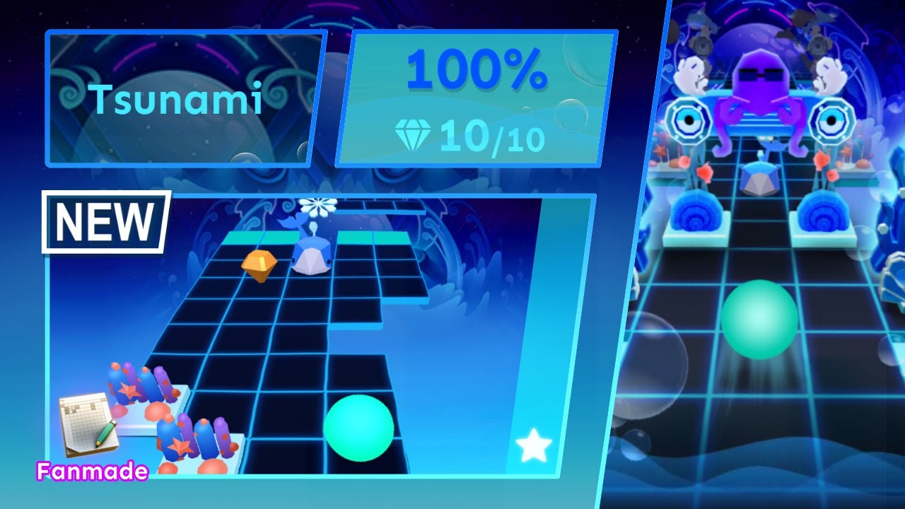 Rolling Sky - Tsunami - YouTube