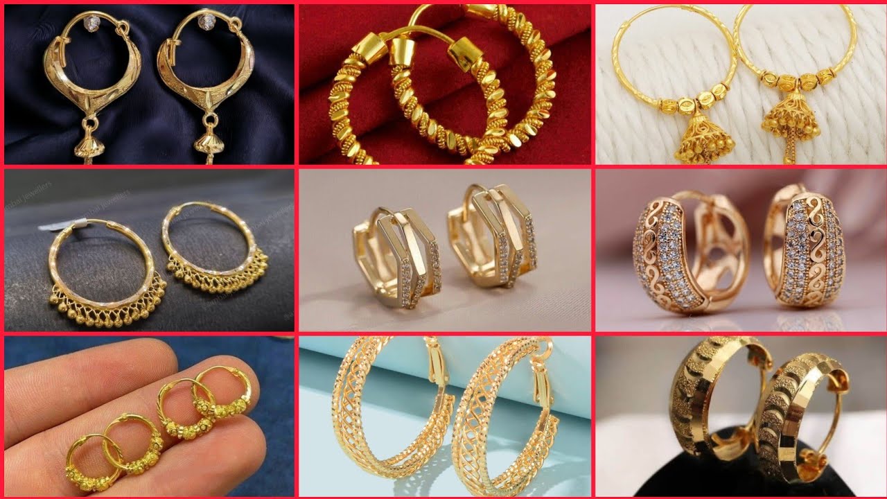 Gold Earrings - Elegant Design for Every Occasion-2025 gold earrings ...