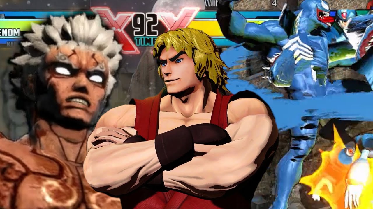 Ken, Asura & VENOM!? This is sick... Ultimate Marvel Vs. Capcom 3 ...