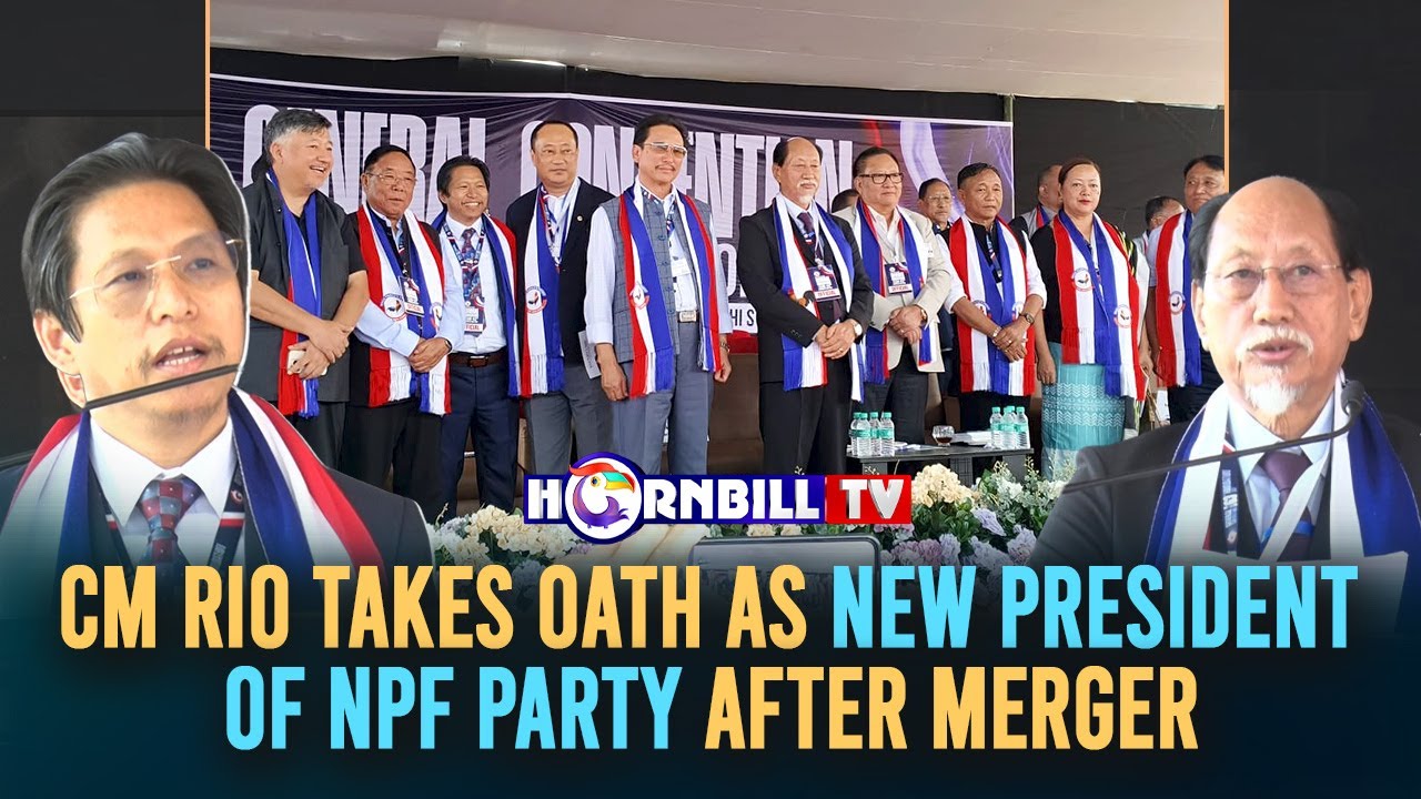 CM RIO TAKES OATH AS NEW PRESIDENT OF NPF PARTY AFTER MERGER - YouTube